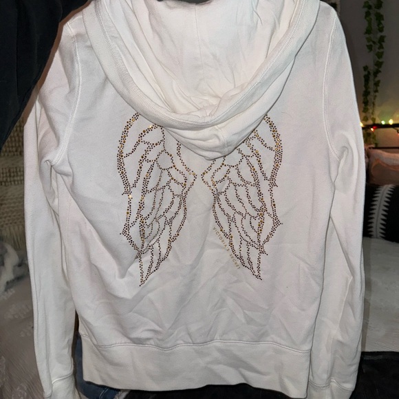Victoria's Secret | Sweaters | Victorias Secret Angel Wing Zippe | Poshmark
